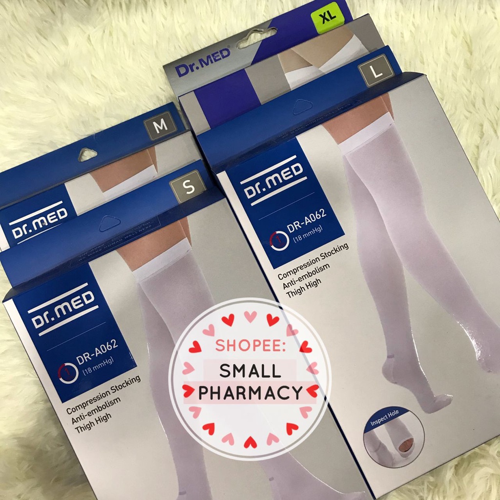 Dr. Med DR-A062 Compression Stocking Anti-embolism Thigh High Size S ...