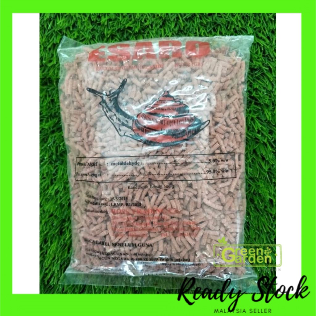500G Esaro Snail Chemical Poison Killer Molluscicide Pellets Racun ...