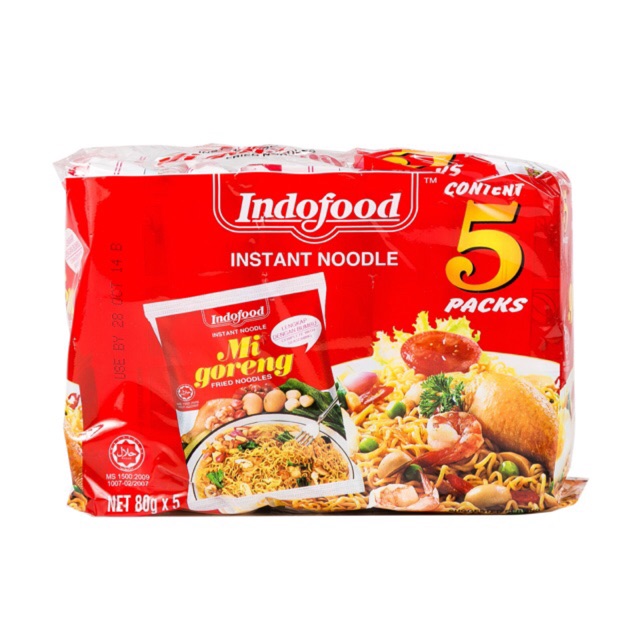 Indofood Mee Goreng Instant Noodles (5 packets/set) | Shopee Malaysia