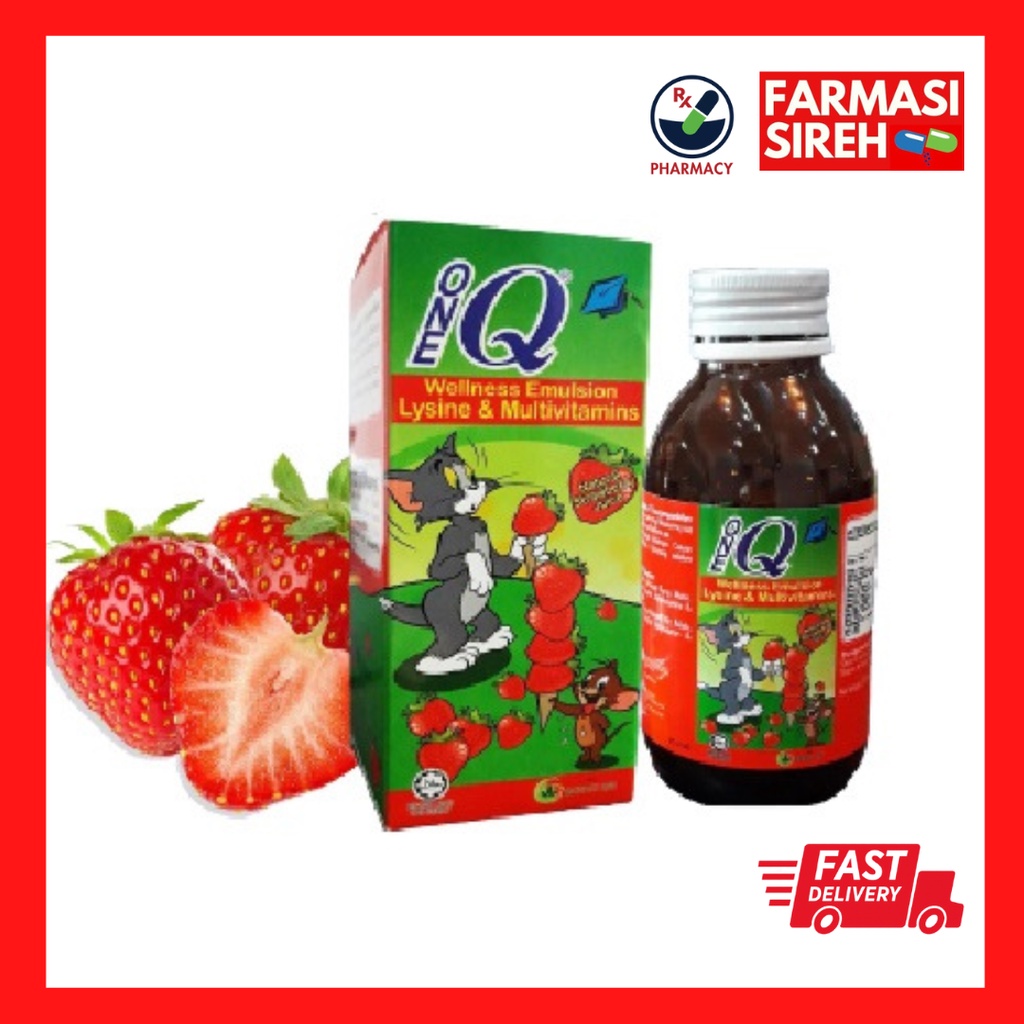 ONE Q WELLNESS EMULSION LYSINE & MULTIVITAMINS 120ML | Shopee Malaysia