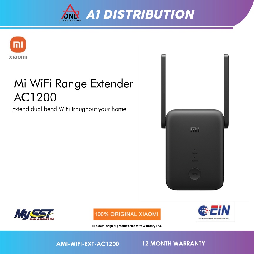 Mi WiFi Range Extender AC1200 ( 100% Original Xiaomi Malaysia ...
