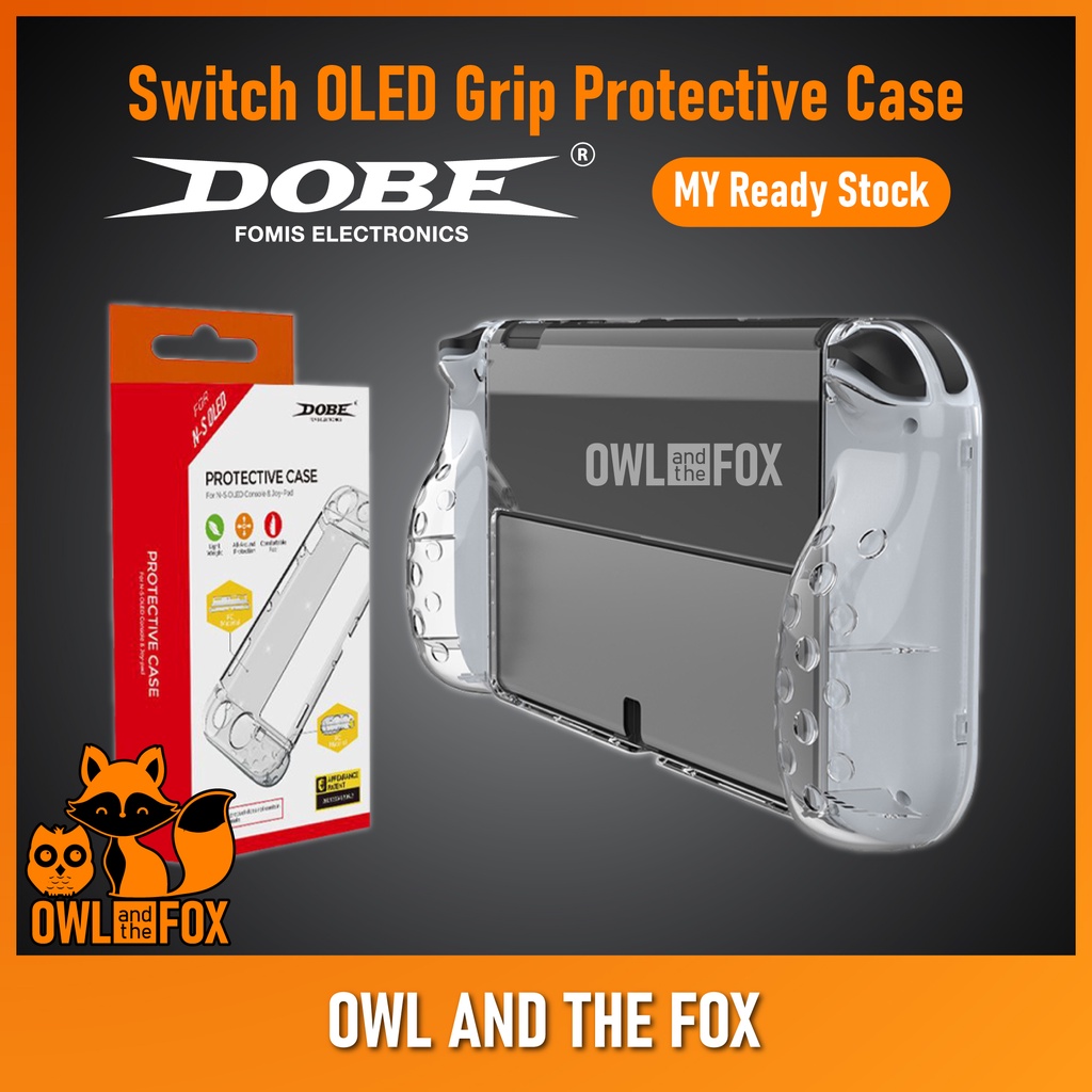 Dobe Nintendo Switch OLED Crystal Case Joy Con Case With Grip OLED Case ...