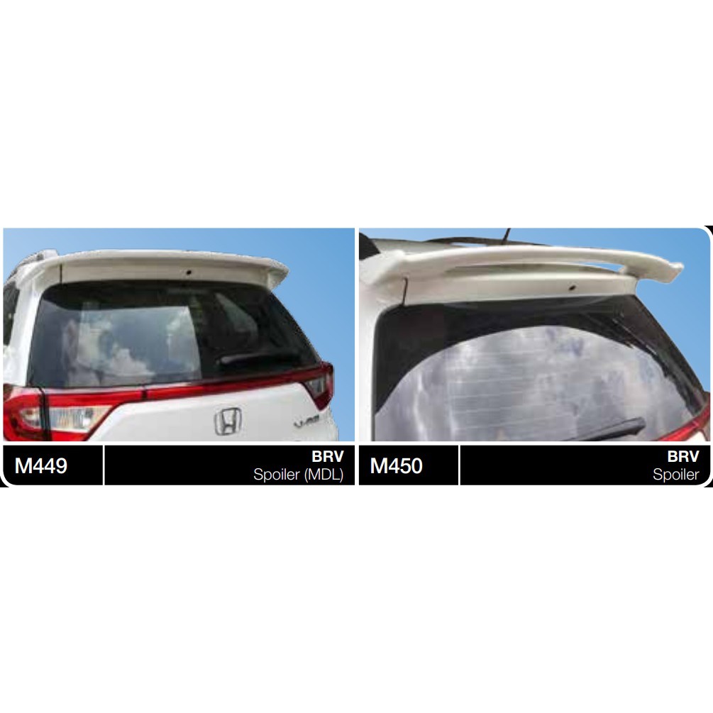 Honda BRV Modulo Mugen rear roof top ducktail spoiler lip 2014 2015 ...