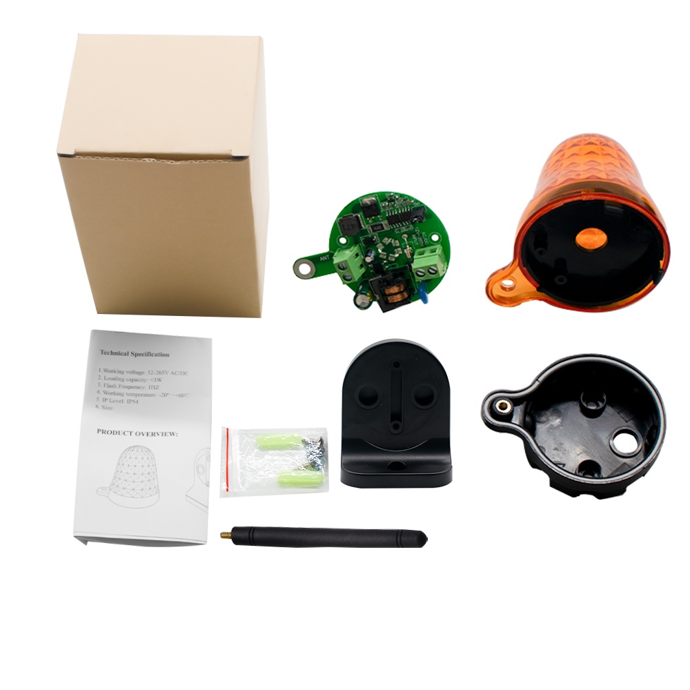 Auto Gate Opener Remote Control Warning Light Flashing Light Warning ...