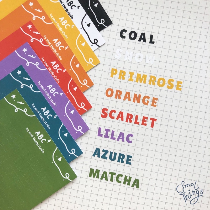 [ smol things studios ] 1 Sheet Uppercase Alphabet Stickers ( A GRADE ) | Shopee Malaysia
