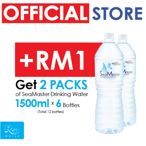 SeaMaster Drinking Water 1500ML x 12 Bottles ( Maximum : 1 quantity ...