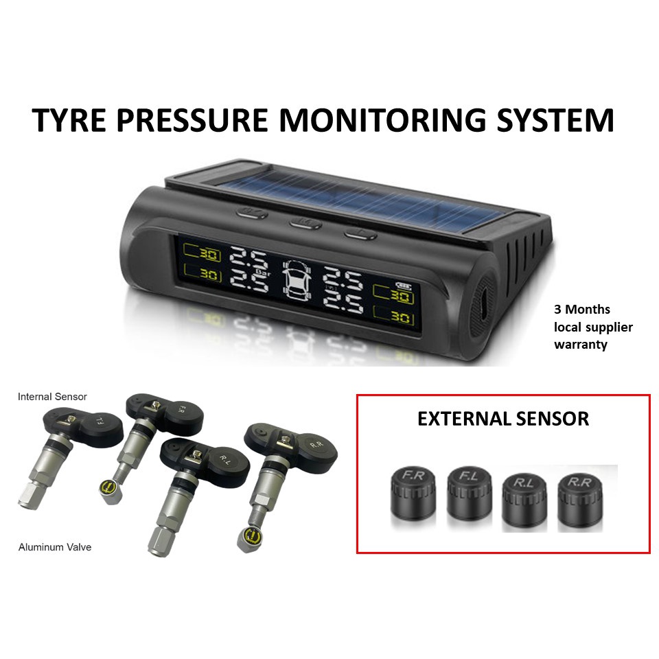 Car Tpms Tyre Pressure Monitoring System Shopee Malaysia