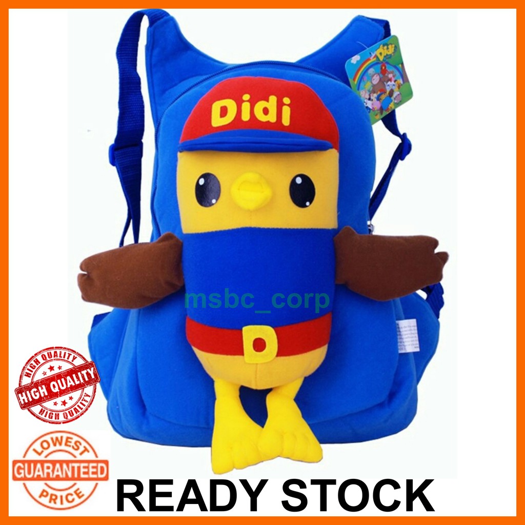 BEG DIDI TADIKA BACKPACK KIDS DIDI AND FRIENDS KINDERGARTEN SCHOOL BAG ...