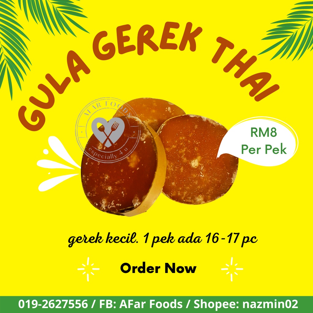 Gula Gerek Thailand (gerek saiz kecil/besar tertakluk stok) | Shopee ...