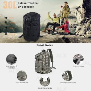 Beg Corak Askar Tompok Travel Beg Mendaki Hiking Army 25L Military 3P ...