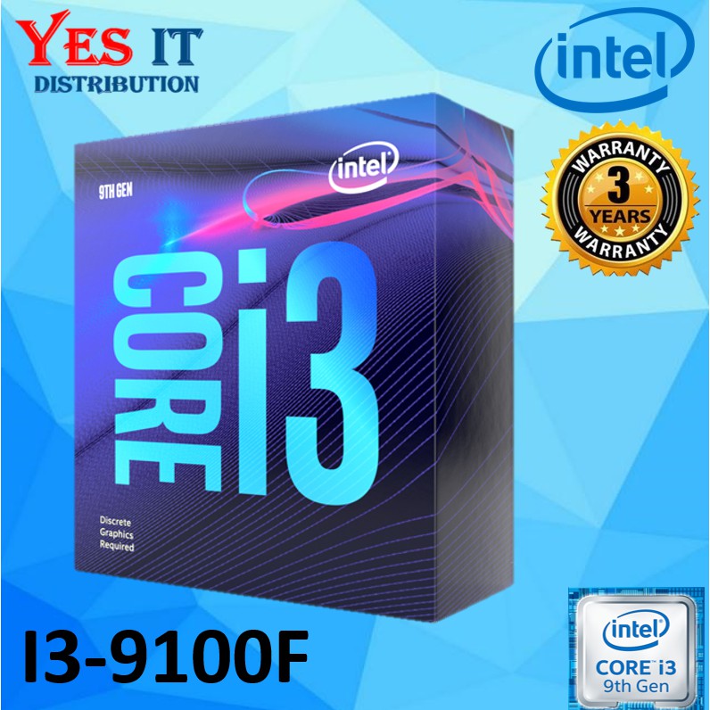 Intel Core i3-9100F 6M Cache up to 4.20 GHz Processor | Shopee Malaysia
