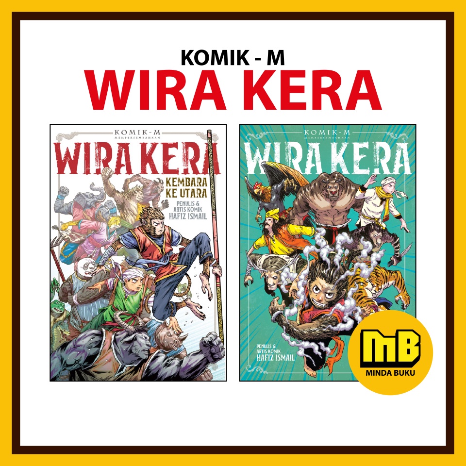 Wira Kera #1 Legenda Seorang Raja & Wira Kera #2 Kembara Ke Utara ( Komik-M ) | Shopee Malaysia