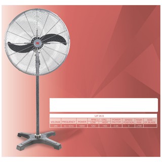 UMS 26 Inch Powerful Industrial Stand Fan (26 ) Kipas Berdiri | Shopee ...