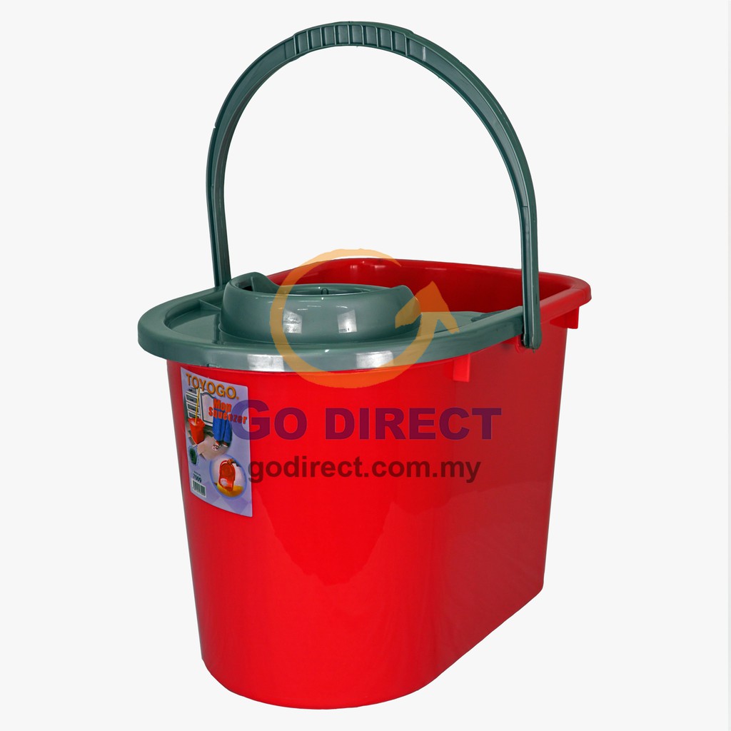 1 X TOYOGO 46L Mopping Pail w wheels Mopping Bucket w cover House ...