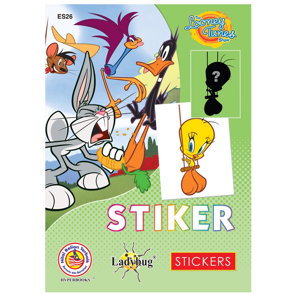 ES 26 The Looney Tunes Show Stickers 4 Pages B6 Size | Shopee Malaysia