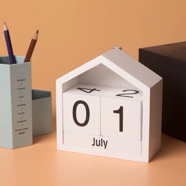 READY STOCK Simple Minimal House Shaped Date Calendar | Shopee Malaysia