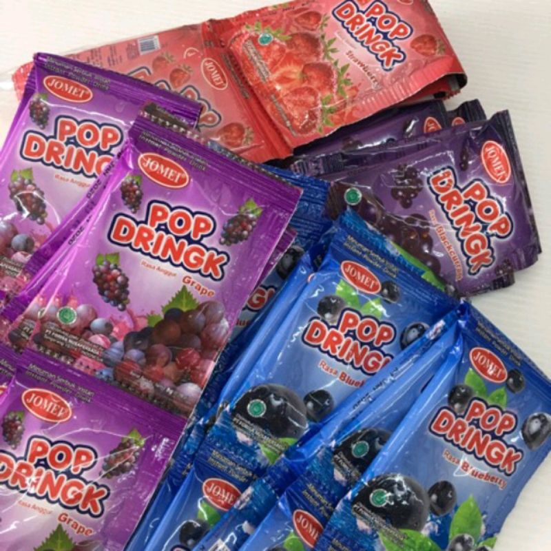 MALAYSIA Childhood Memory Jomei Pop Dringk Sour Fruit Powder Random Flavor | Shopee Malaysia