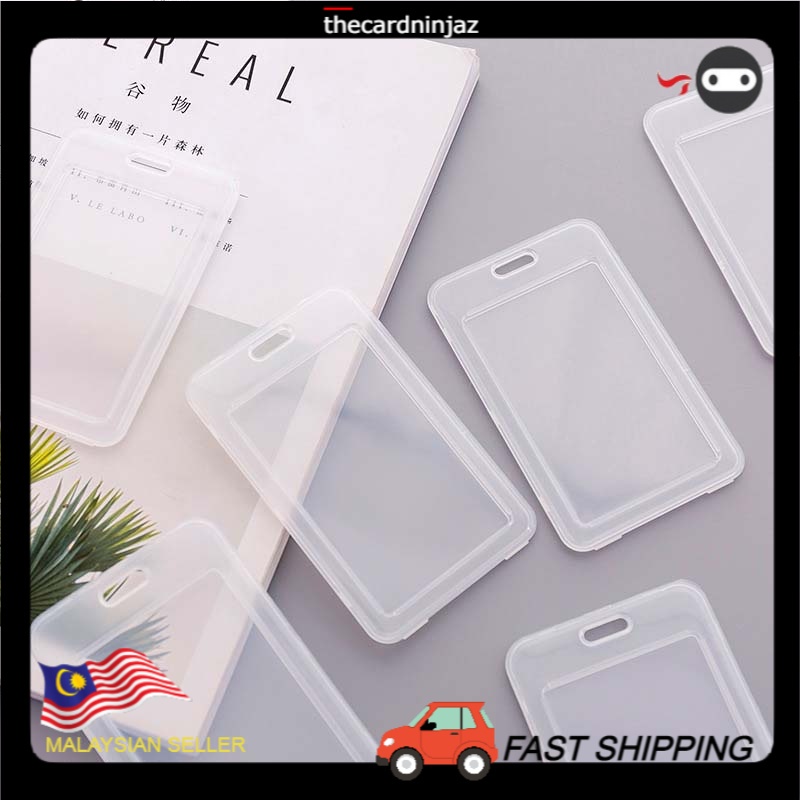 TCNGV Transparent Card Holder Waterproof Clamshell THIN THICK Access ...