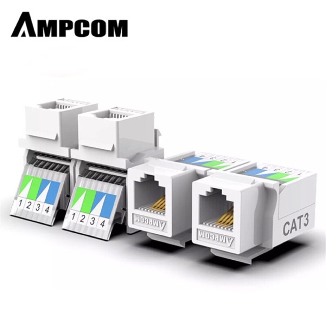 AMPCOM High Quality Tool-free Telephone Module RJ11 CAT3 Voice Module ...