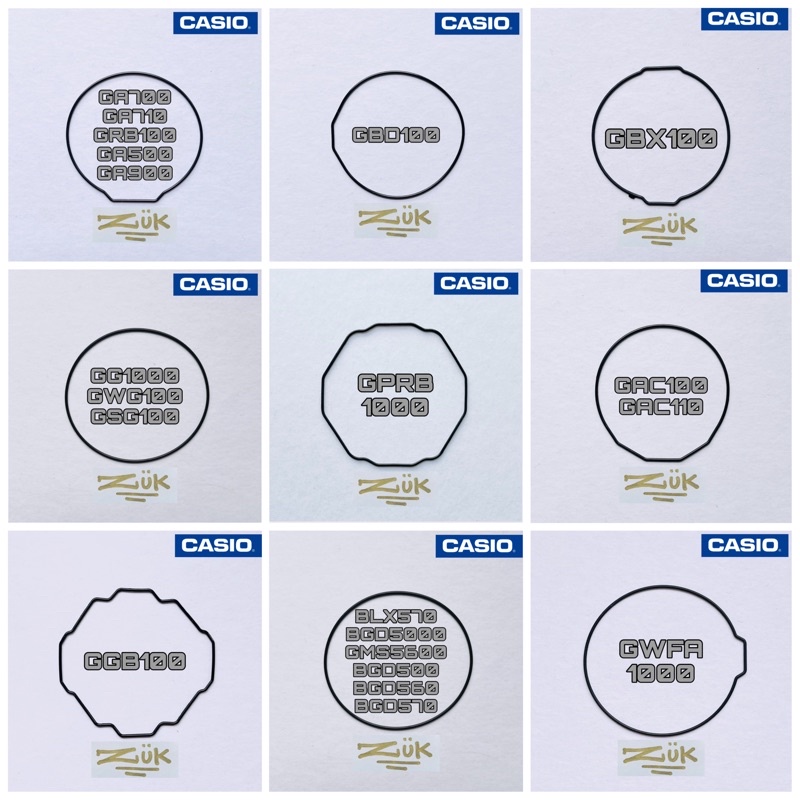 Casio G-Shock Original O-Ring Gasket vol.3 | Shopee Malaysia