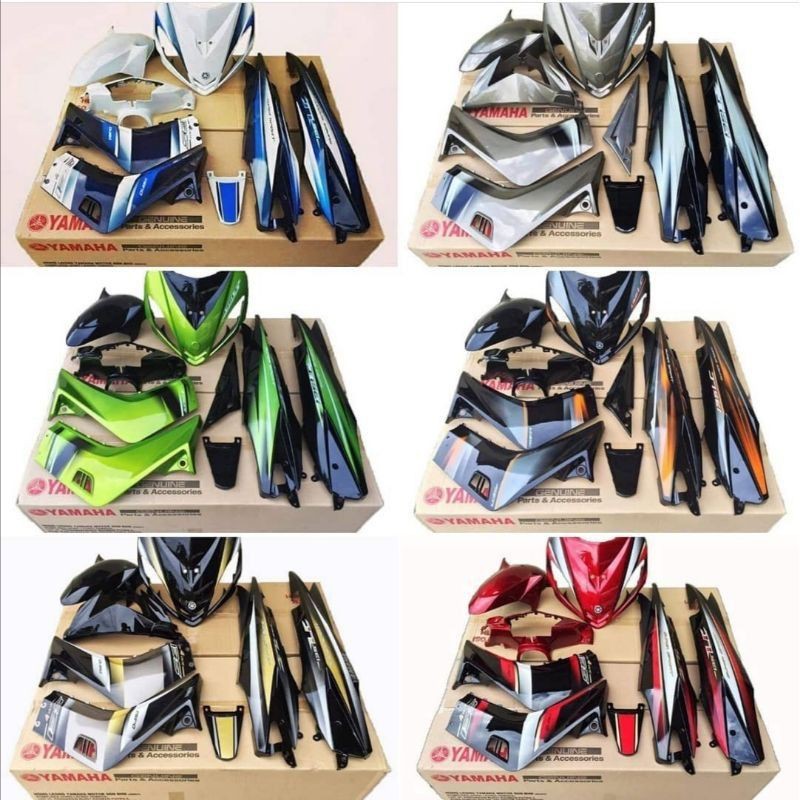 COVER SET LC135 V1HLY ORIGINAL100%(COVER SET SIAP STICKER TAMPAL) SIAP ...