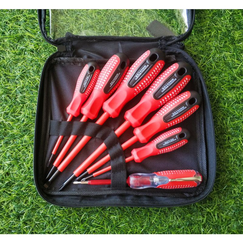7 pcs Insulated Electrical Screwdriver Tools Set Screw Driver Set ...