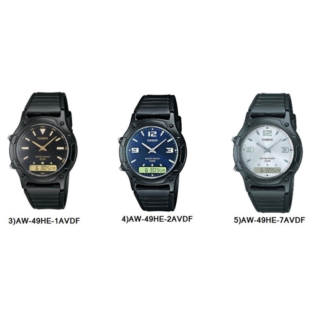 Casio AW-49HE-Series Analog-Digital Watch | Shopee Malaysia