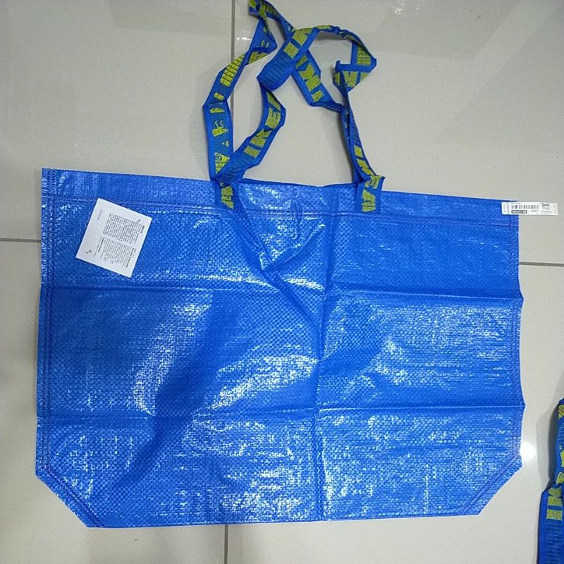 FRAKTA carrier bag blue medium size, 36L | Shopee Malaysia