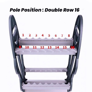 KFT Fishing Rod Rack Rod Stand Joran Rak Pancing Rak Mancing Display ...