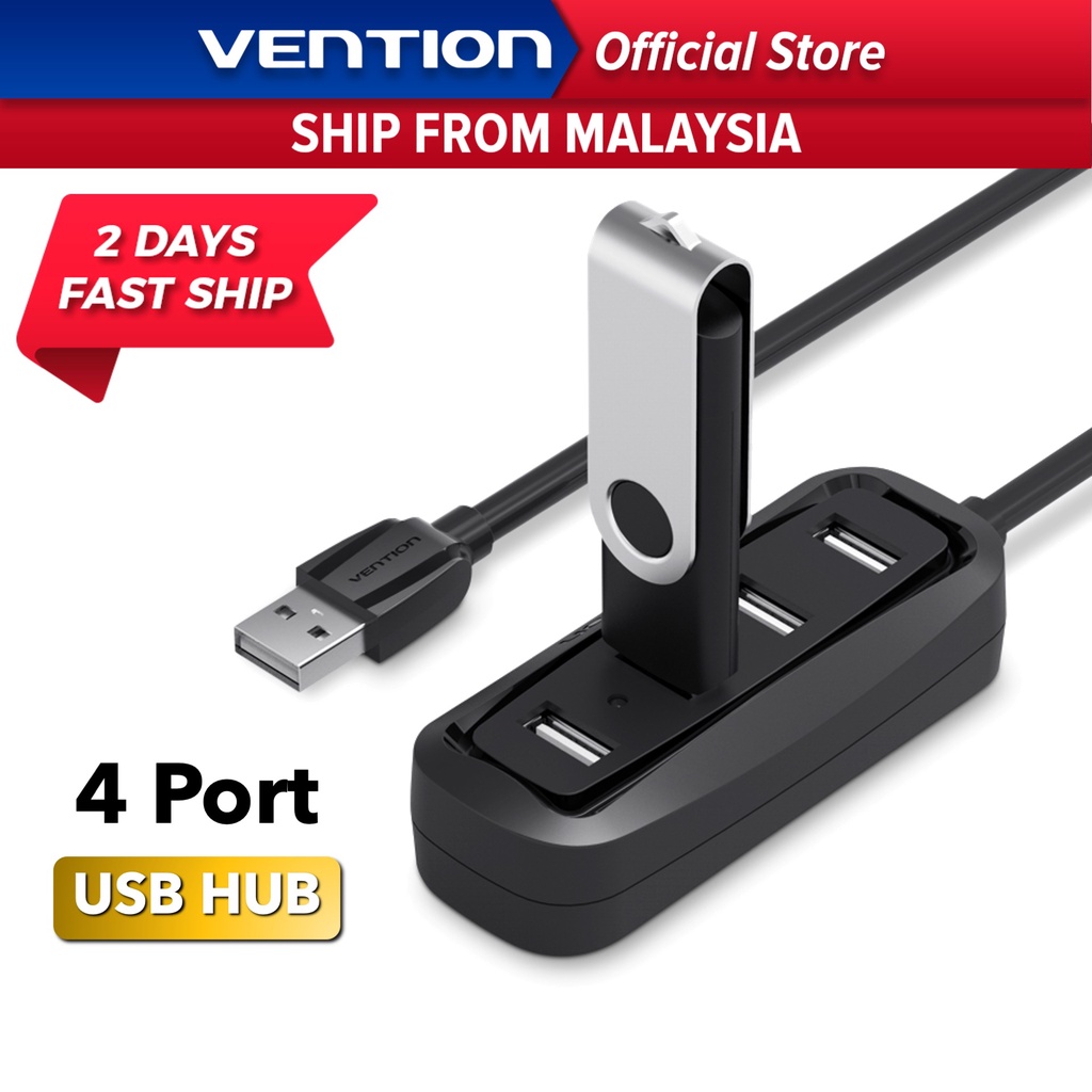 Vention USB HUB High Speed 4 Ports USB 2.0 Hub USB Port Portable OTG ...
