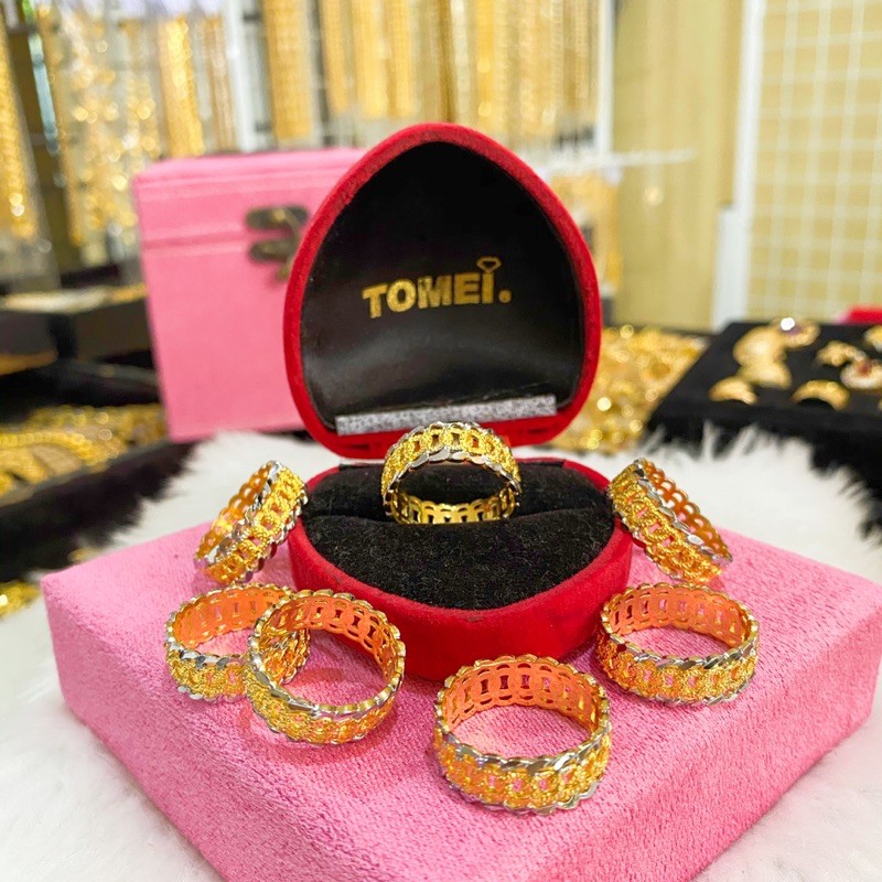 CINCIN COCO LIPAN BELAH ROTAN MIX CHROME DESIGN 916 ( Emas bangkok ...