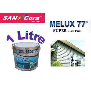 9103 Black SANCORA BRAND MELUX 77 SUPER GLOSS PAINT FOR WOOD&METAL 1 ...
