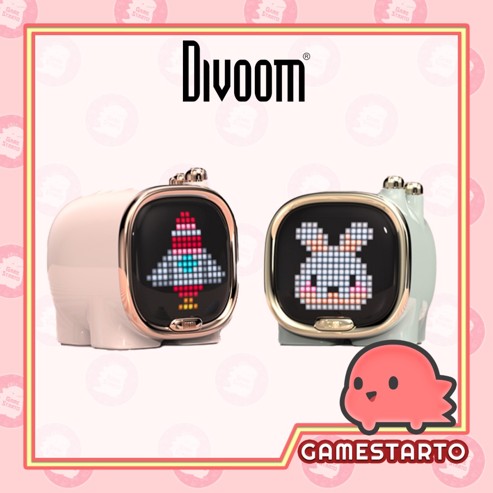 Divoom Zooe - Music Alarm Clock - Compact Retro Bluetooth Speakers ...