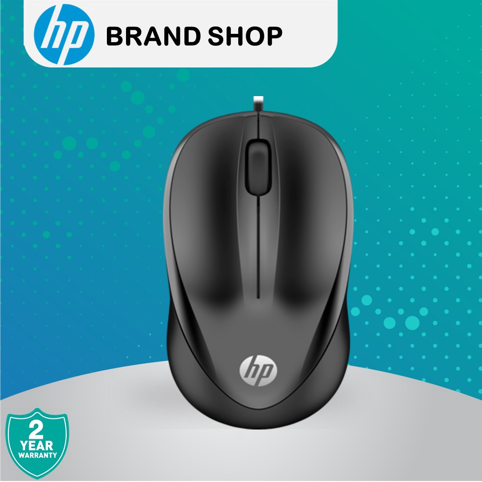 HP 1000 WIRED MOUSE A/P (4QM14AA#UUF) | Shopee Malaysia