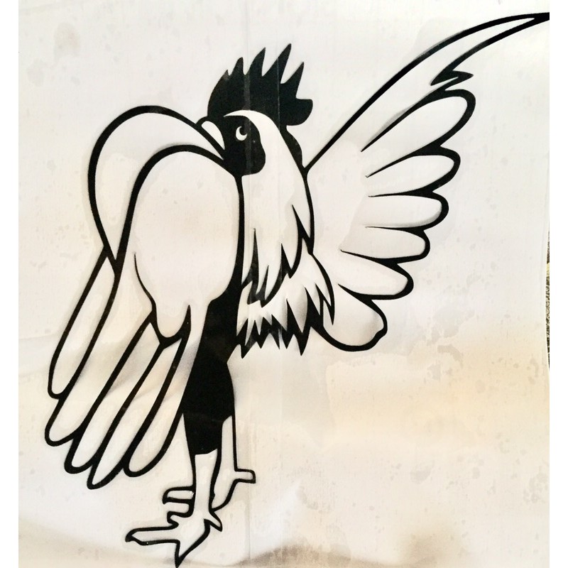 sticker ayam serama custom color (cutting sticker) | Shopee Malaysia