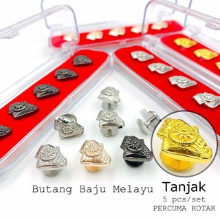 Elegant Brooch Butang Baju Melayu KAYU [FREE BOX] Nikah Natural Wood ...