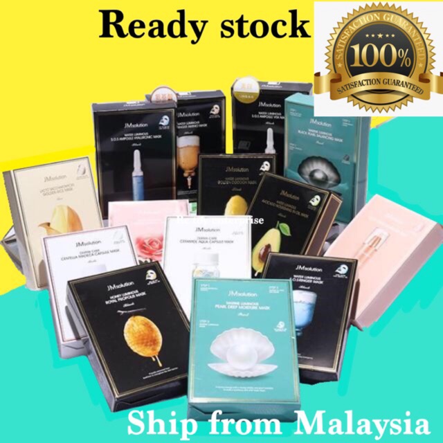 100% original JM solution mask (10pcs) | Shopee Malaysia