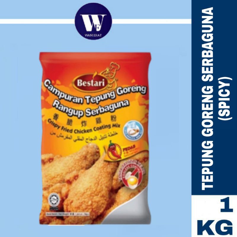 [1KG] TEPUNG BESTARI PEDAS | TEPUNG GORENG RANGUP SERBAGUNA | FRIED ...