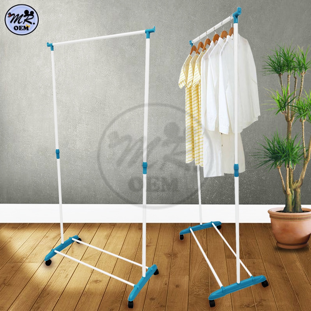 MR OEM Flexi Single Pole Garment Cloth Hanger Rak Baju | Shopee Malaysia