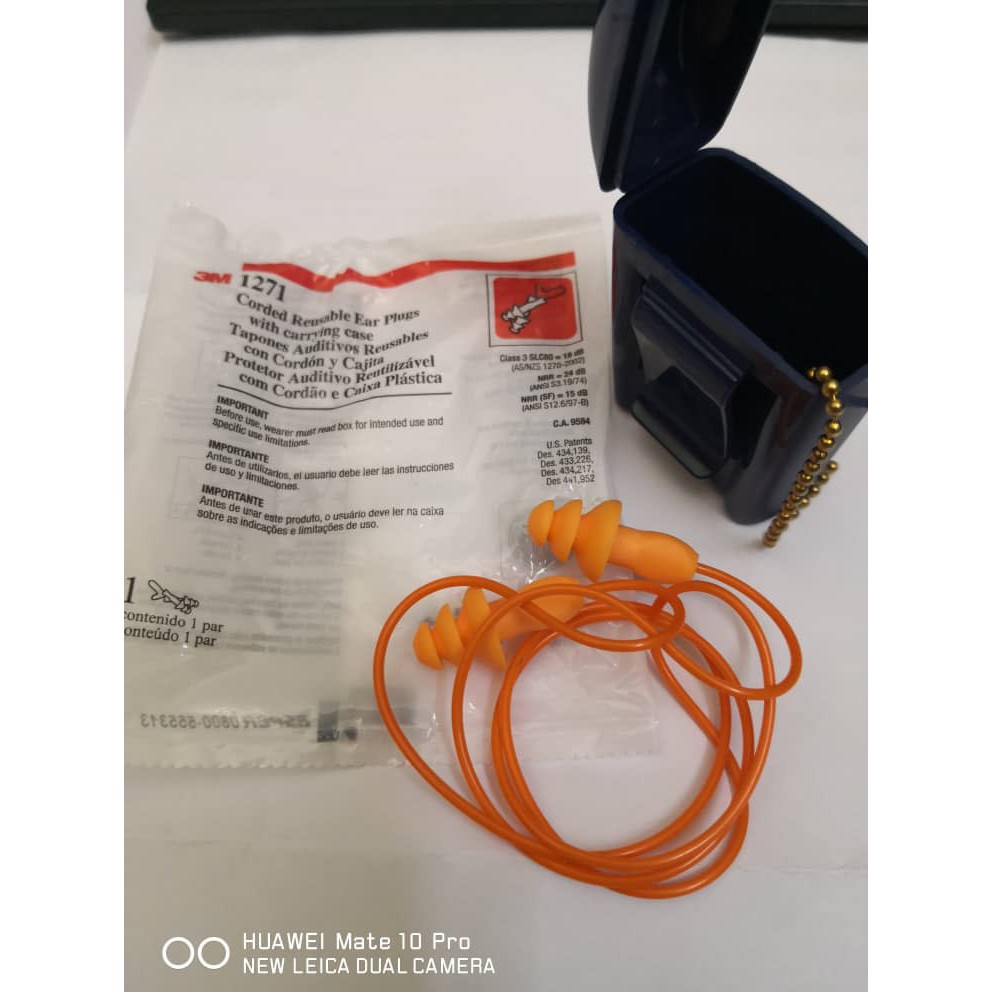 3M REUSABLE EAR PLUGS 1271 (MADE IN USA) | Shopee Malaysia