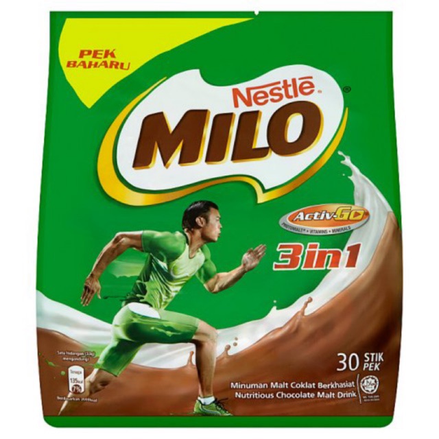 Nestle Milo 3in1 Chocolate Milk Drink (30 x 33g) | Shopee Malaysia