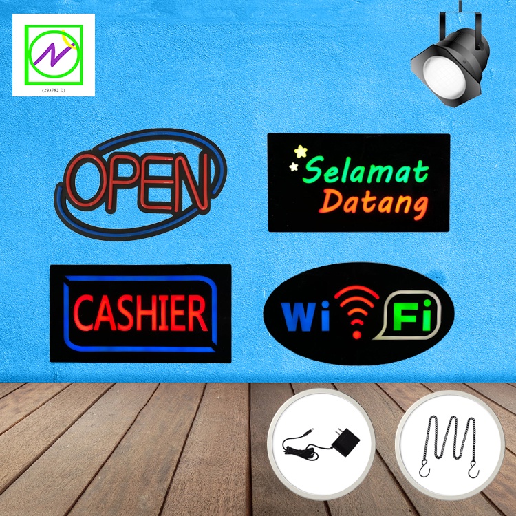 NARITA LED Signage Light LED Signboard papan tanda lampu for food ...