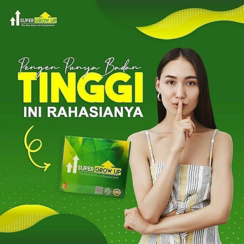 SUSU PENINGGI BADAN SUPER GROW UP UBAT TINGGI BADAN MALAYSIA | Shopee ...