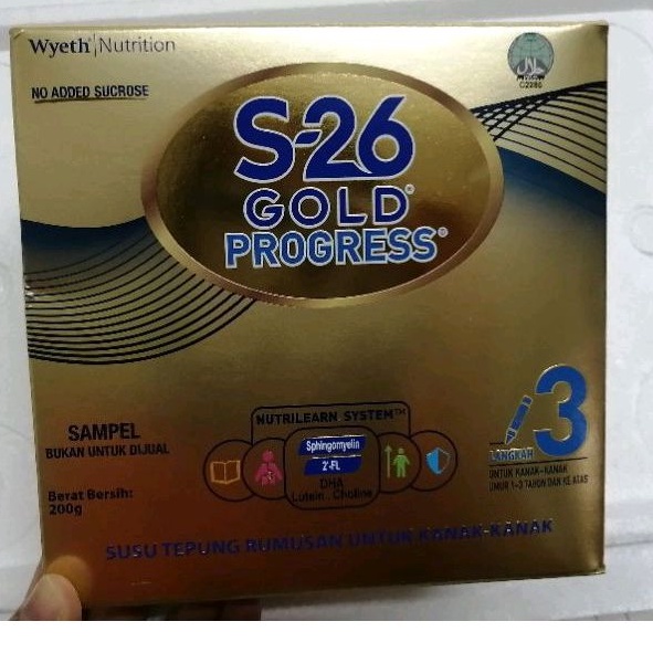Wyeth Nutrition | S-26 Gold Progress Steps 3 Trial /Sample Pack | Shopee Malaysia
