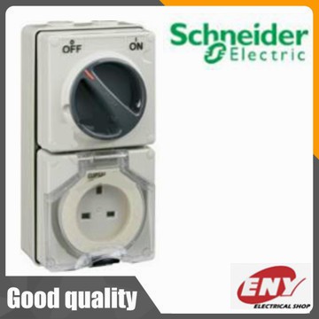 SCHNEIDER 56C313 13A 3PIN Switch Socket Surface IP66(ORIGINAL)(Outdoor)(Waterproof Socket)(READY ...