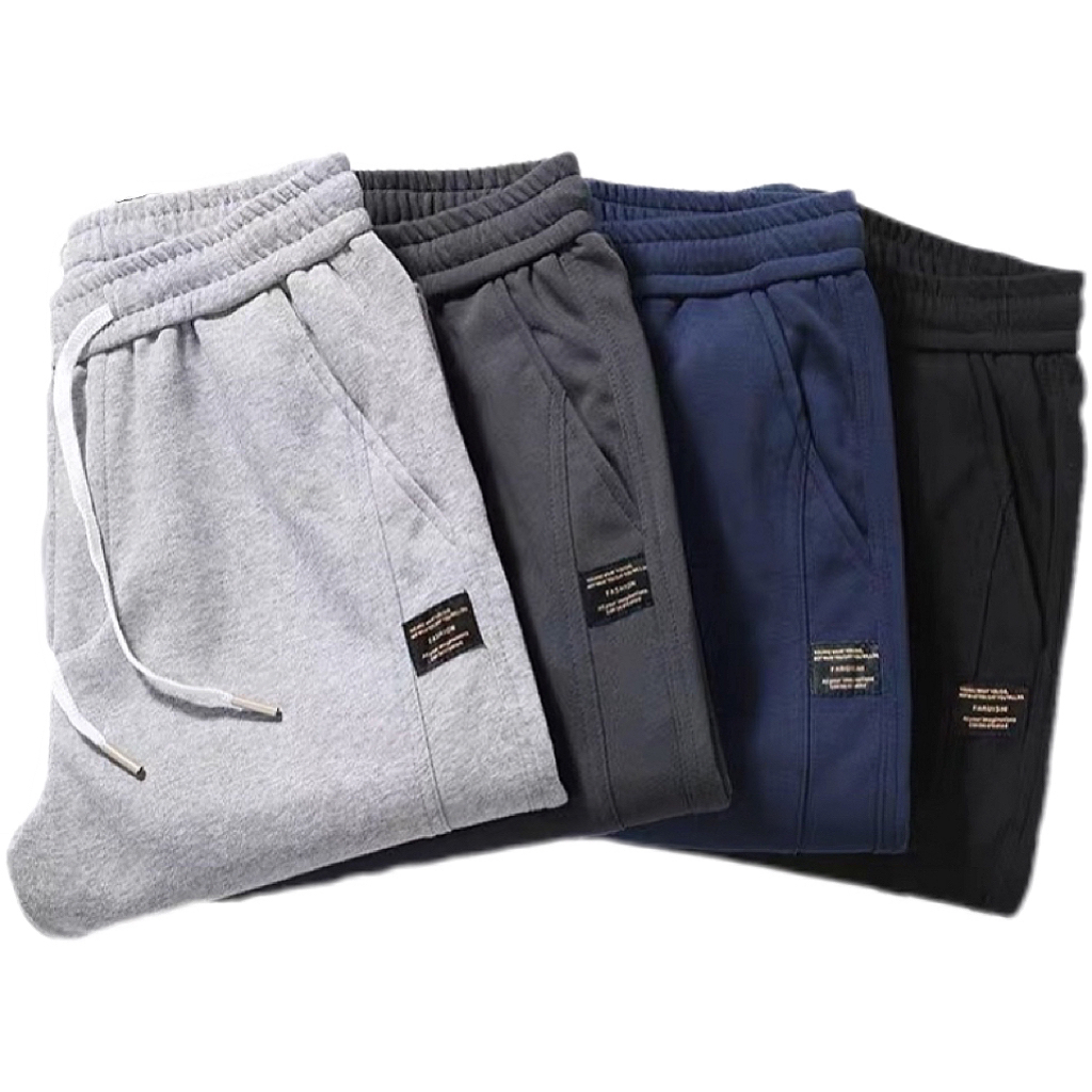 【M-5XL】Seluar Lelaki Slim Fit Loose Jogger Pants Men Plus Size Trendy ...