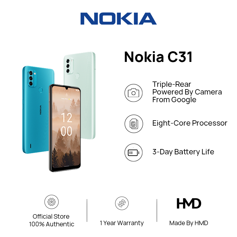 Nokia C31 Price in Malaysia & Specs - RM453 | TechNave