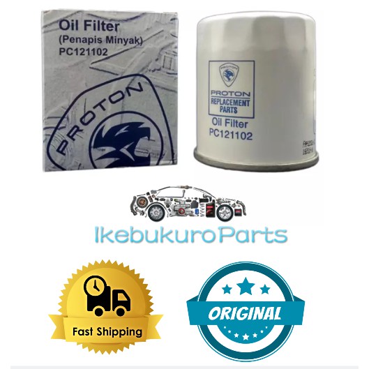 Proton Oil Filter for - Saga BLM / GEN 2 / FLX FL / Waja / Wira / Iriz ...