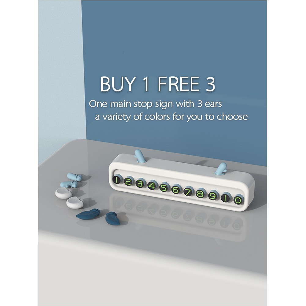 Stop Sign Bracket Temporary Parking Number Plate Double Park No Worry ...