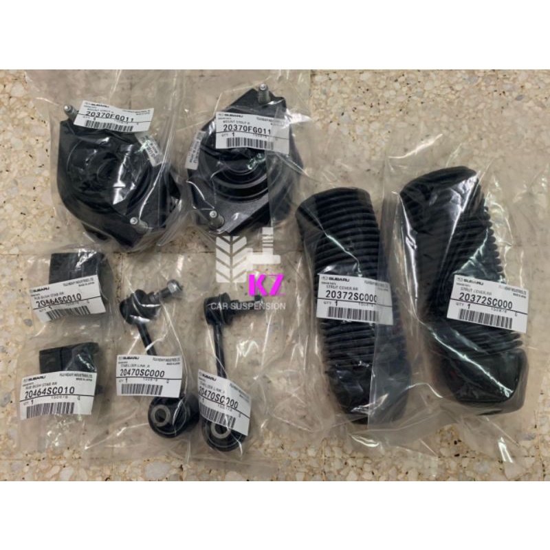 8 IN 1 COMBO!! SUBARU XV GP7 11-18 FORESTER 12-17 REAR STABILIZER BUSH ...